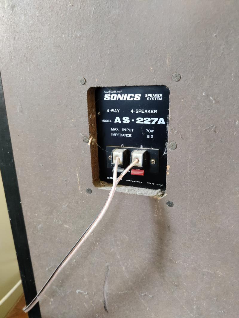 Vintage Sonics AS-227A Speakers